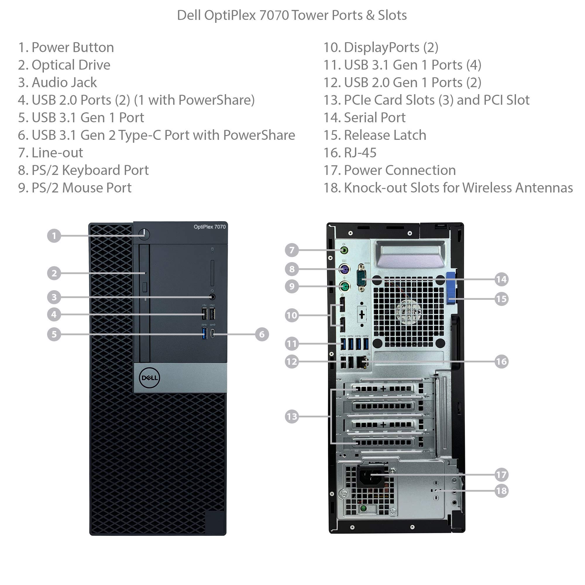 Mua Dell Optiplex 7070 Tower Desktop - 9th Gen Intel Core i7-9700 8 ...