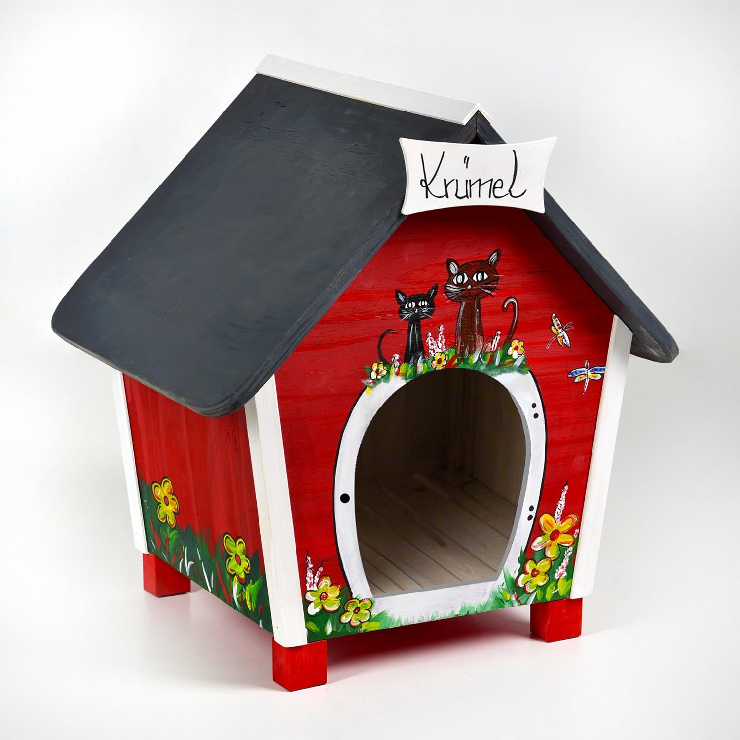 Katzenhaus, Katzenhütte, Die Katzenvilla, Indoor: Amazon.de: Haustier