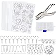 Amazon.com: Hysagtek 158 Pcs Heat Shrink Sheets Kits Compatible with Shrinky Dink, Including 17 ...