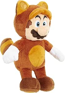Amazon.com: NINTENDO World of Nintendo Tanooki Mario Plush: Toys & Games