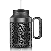 Amazon.com | CIVAGO 50 oz Insulated Tumbler Mug with Lid and Straw ...