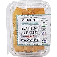 Amazon.com: Firehook Cracker Garlic Thyme Snack 5.5 Oz
