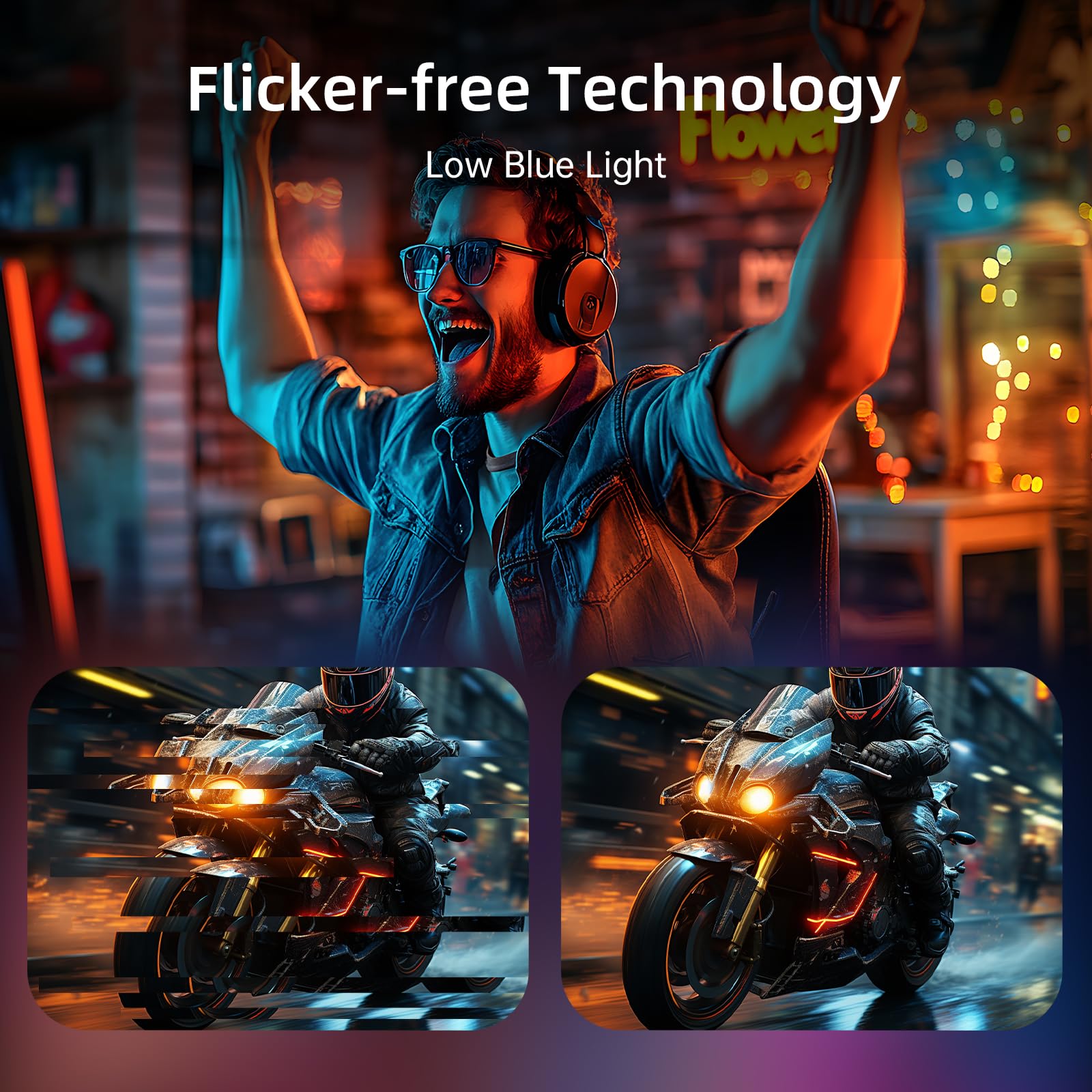 KTC 24 Inch 180Hz Gaming Monitor, 2K QHD Fast IPS PC Gaming Monitor, 1440p 1ms Computer Monitor ...