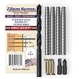 4-PK - #9x3 Steel Screws Permanent Door Hinge Repair Kit – Easy ...