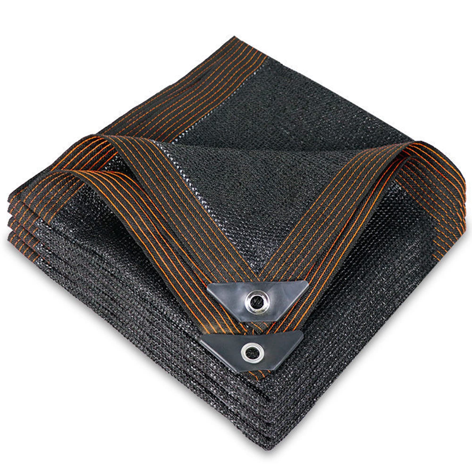 winemana 50% Black Shade Cloth, 8 x 20 FT Durable Mesh Tarp with ...