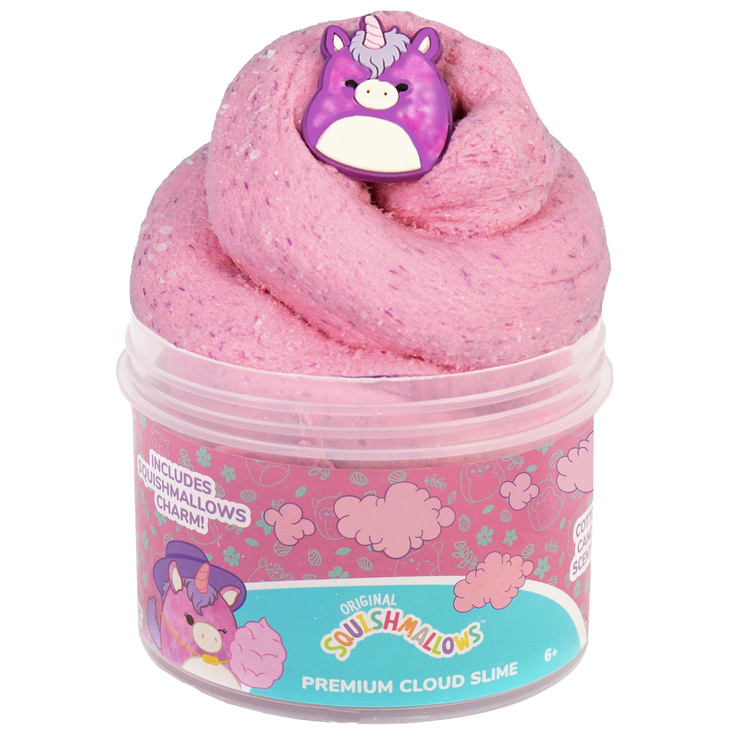 Original Squishmallows Lola The Unicorn Premium Scented Slime, Cotton ...