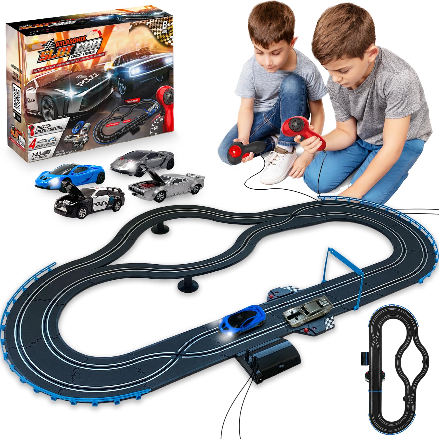 Atlasonix Slot Car Race Tracks Sets - Slot Cars, Race Tracks ...