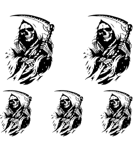 Grim Reaper Auto Stickers