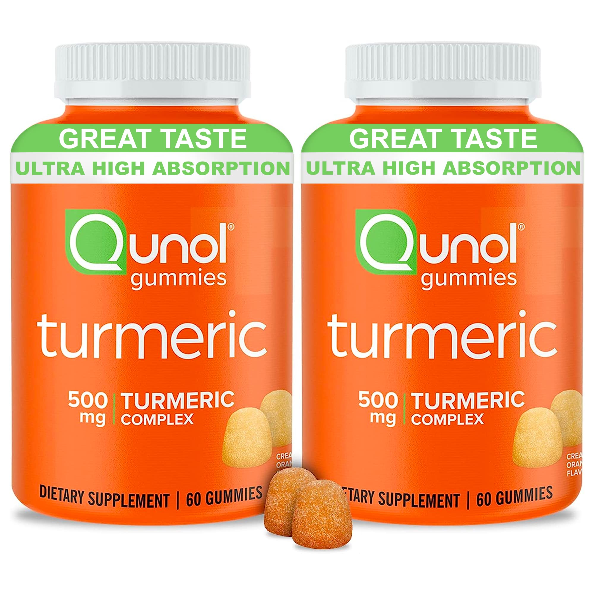 Mua Qunol Turmeric Gummies, Gummy with 500mg Turmeric Curcumin, Joint ...