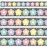 Amazon.com: Whaline 32.8ft Pastel Flower Bulletin Board Borders Retro ...