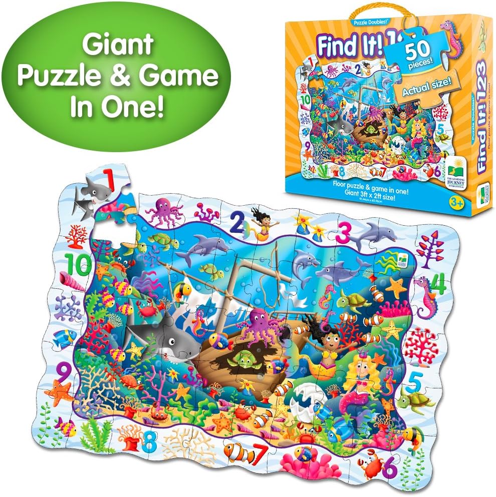 The Learning Journey 695180 Puzzle Doubles-Find It! 123, Jigsaw Puzzles ...