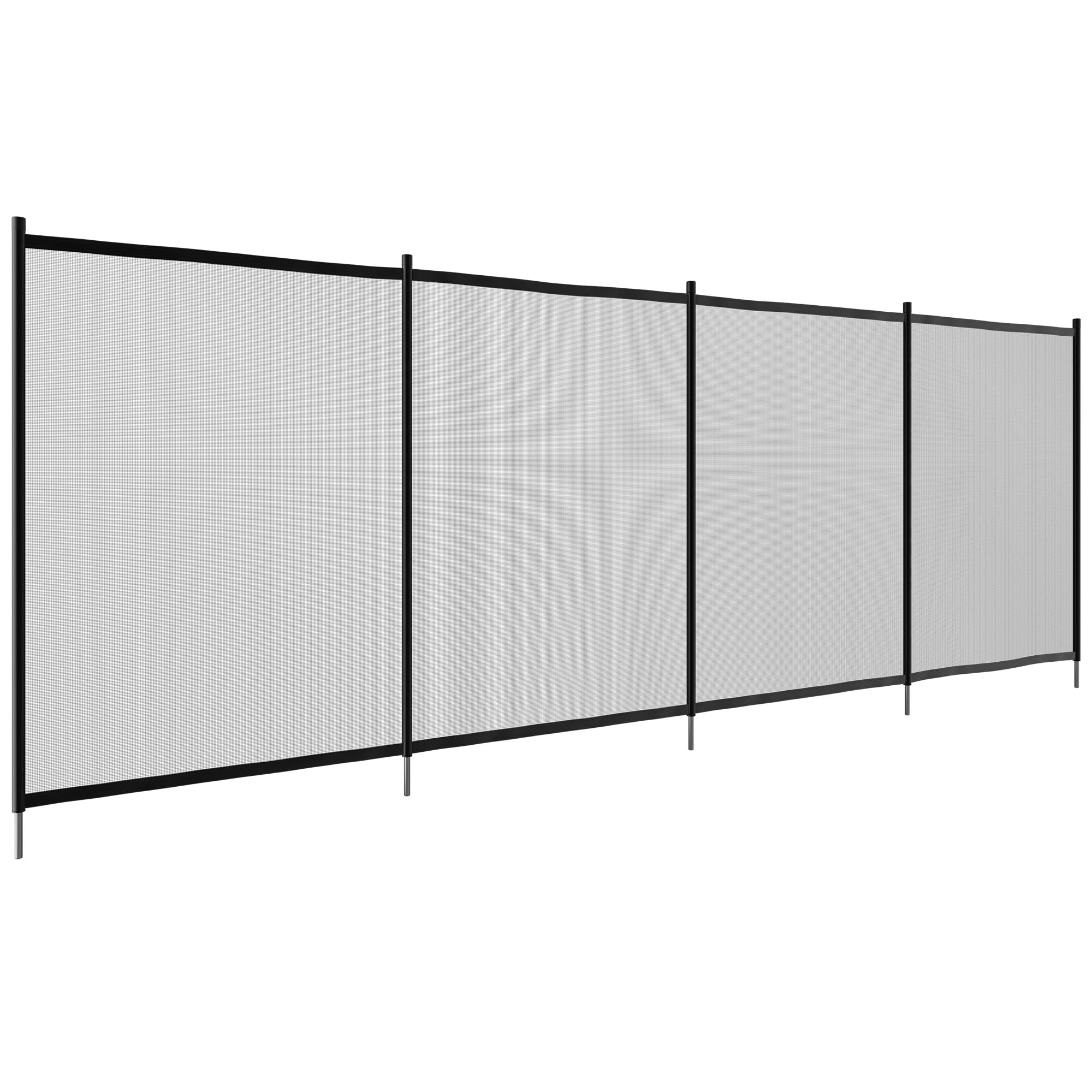 DWVO 4FTx 48FT Pool Fence, DIY Swimming Pool Safety Fence for In-ground ...