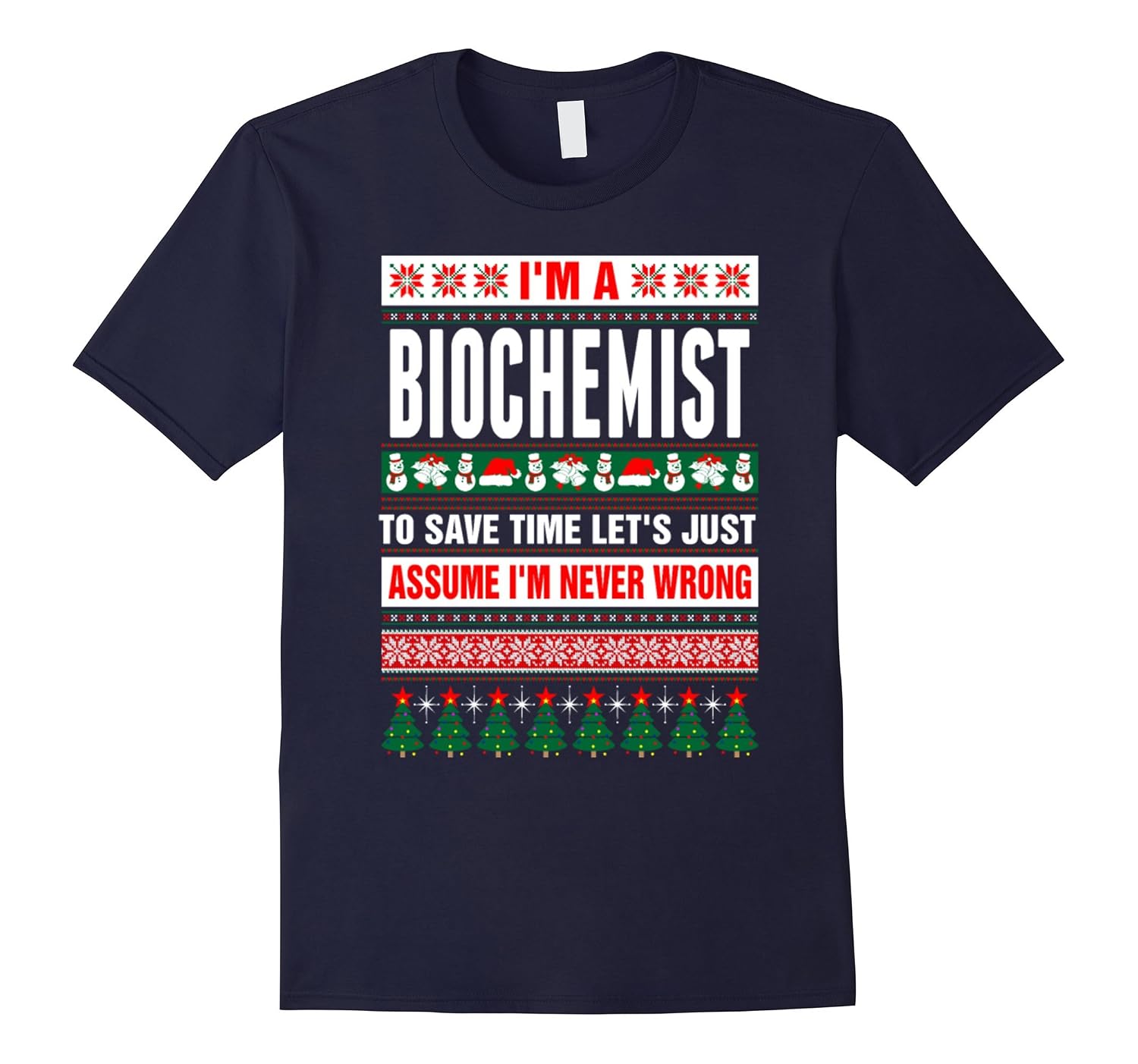 Gifts Christmas for Biochemist – Im A Biochemist t shirt-Art – Artvinatee
