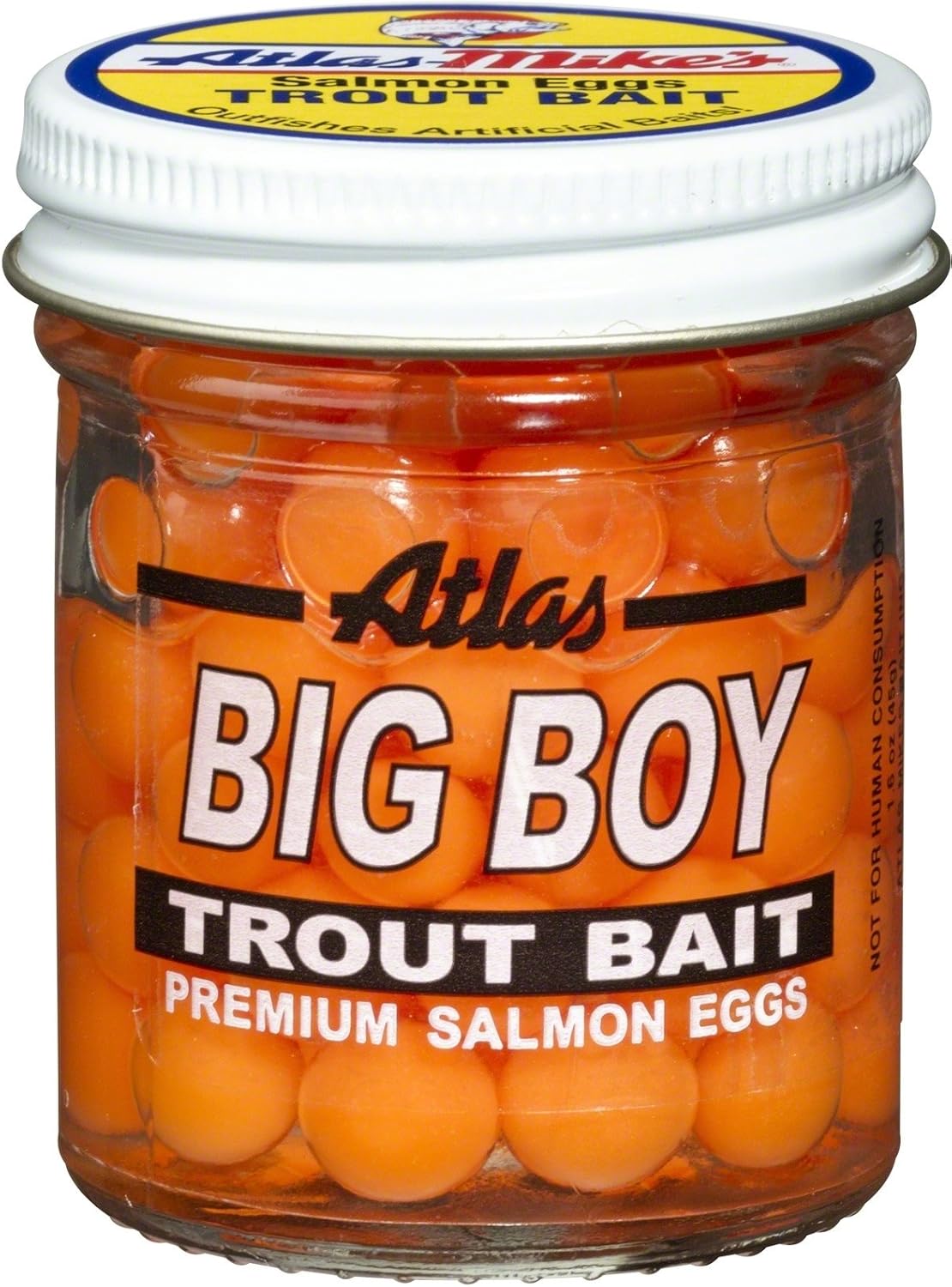 Amazon.com : Atlas 203 Big Boy Salmon Eggs, Orange : Fishing Bait Eggs ...
