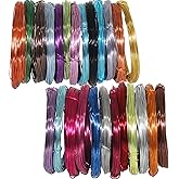 Amazon.com: 25 Rolls 820 Feet Colored Aluminum Craft Wire 1 mm Flexible ...