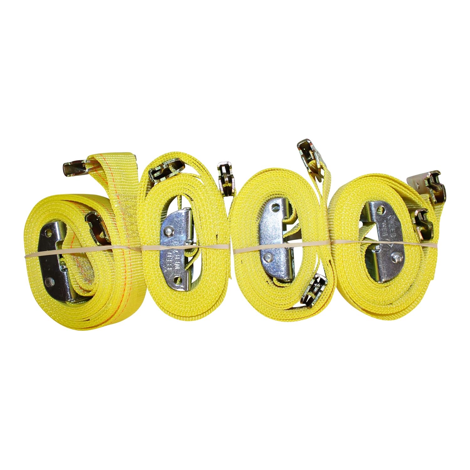 Flatbed 2 in x 16 ft Strap with Cam - 10 Pack - Gray E-Track Ratcheting Cargo Strap SGT KNOTS E ...