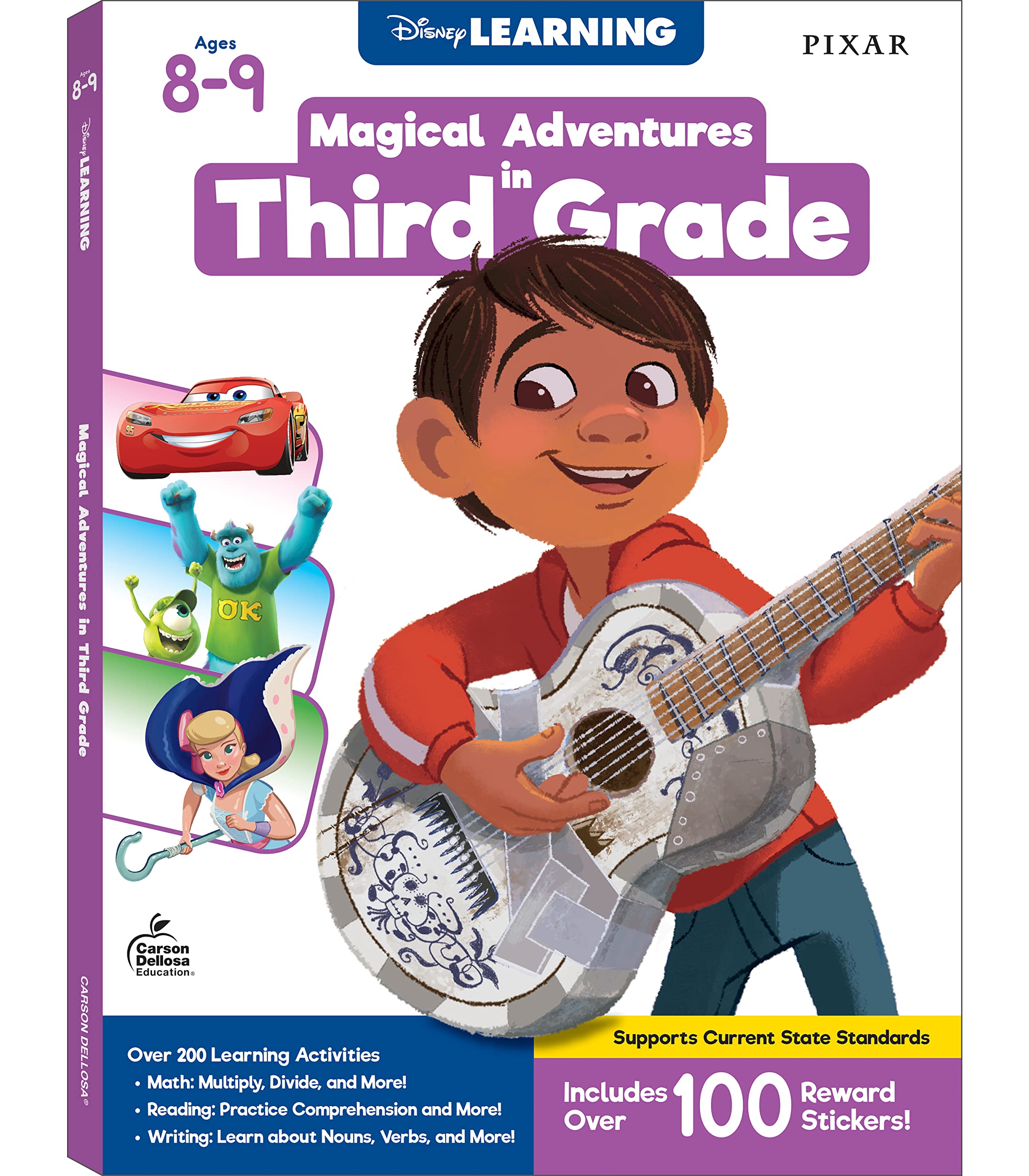 Mua Disney Learning Magical Adventures in 3rd Grade Workbooks All ...
