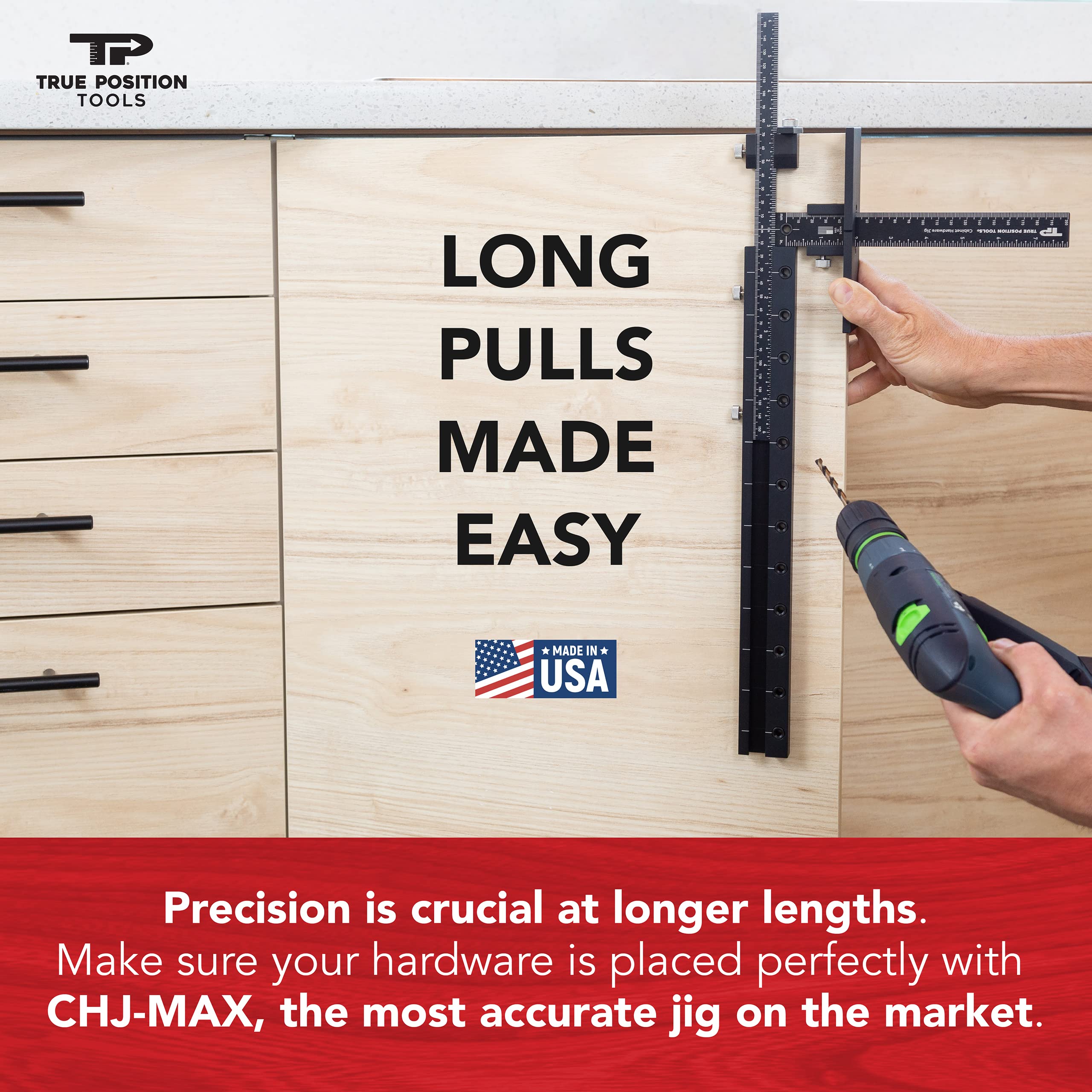 Mua MAX Cabinet Hardware Jig - Install Long Pulls and Shelf Pin Holes ...