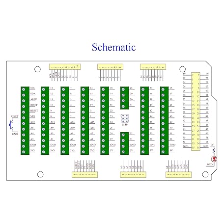 Mua Screw Terminal Block Breakout Shield Module for Arduino MEGA-2560 ...