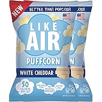Amazon.com: Like Air Puffcorn (White Cheddar) | 2 4oz Bags | 50 ...