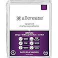 Amazon.com: AllerEase Ultimate Allergy Protection and Comfort Zippered Mattress Protector, Queen ...