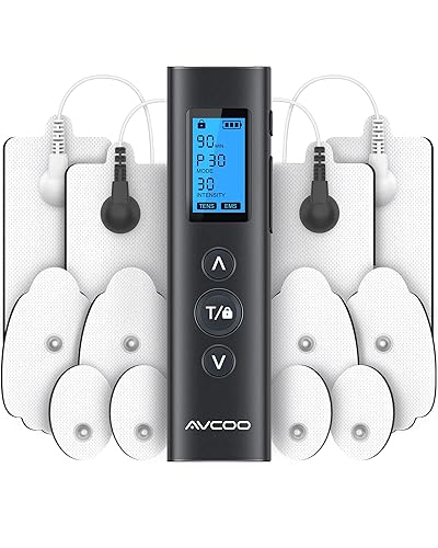 30 Modes TENS EMS Unit Compact Muscle Stimulator for Pain Relief ...