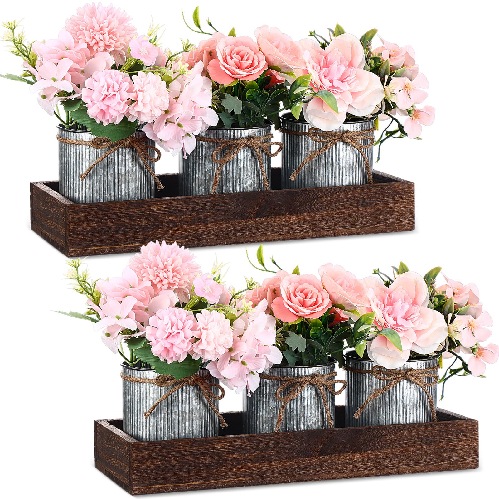 Riceshoot 2 Set Farmhouse Table Decor Dining Room Centerpiece 2 Pcs ...