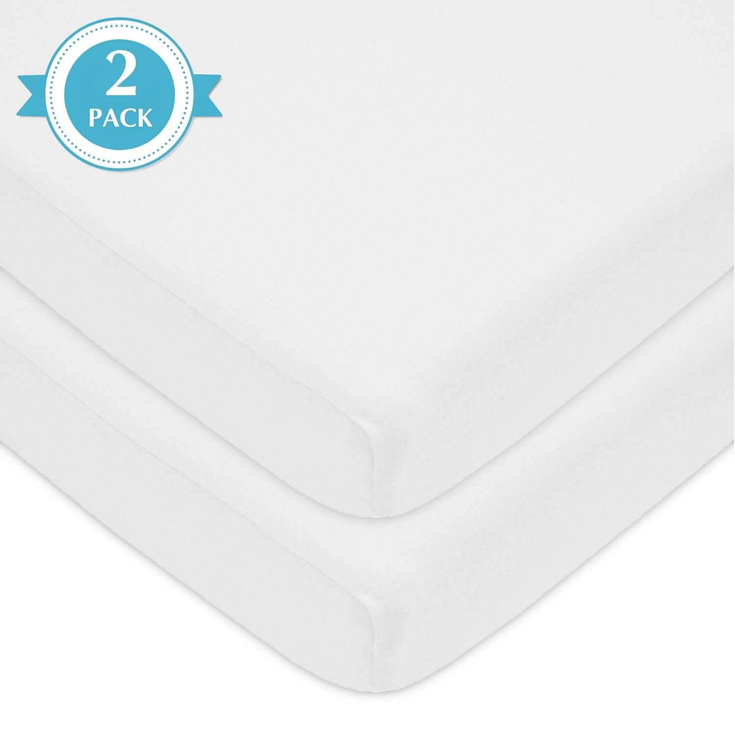 Amazon.com : American Baby Company 2 Pack 100% Natural Cotton Value ...