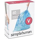 Amazon.com: simplehuman Code H Custom Fit Drawstring Trash Bags in ...