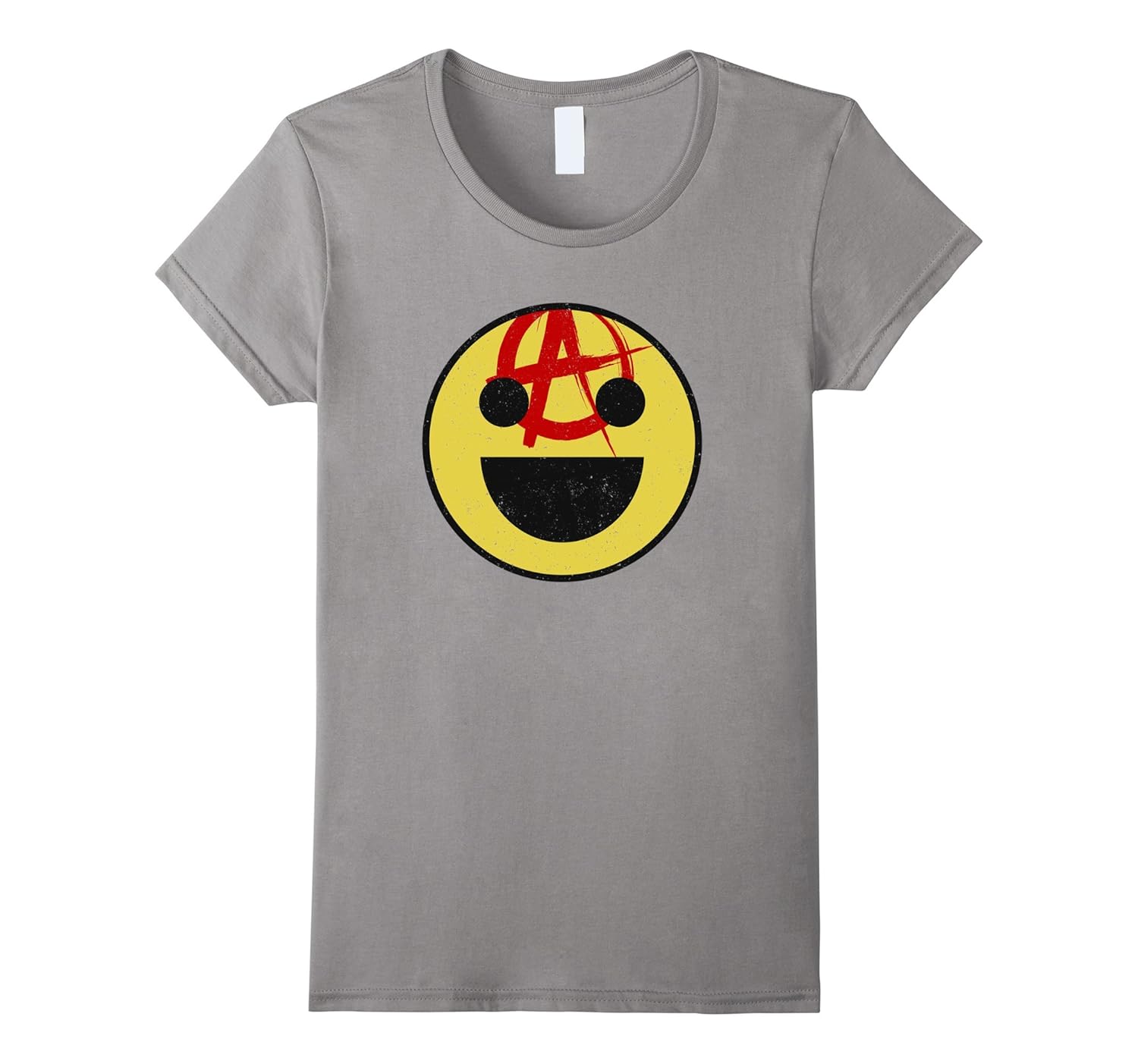 ANARCHY SMILEY FACE T-SHIRT cute emoji tshirt emoticon tee
