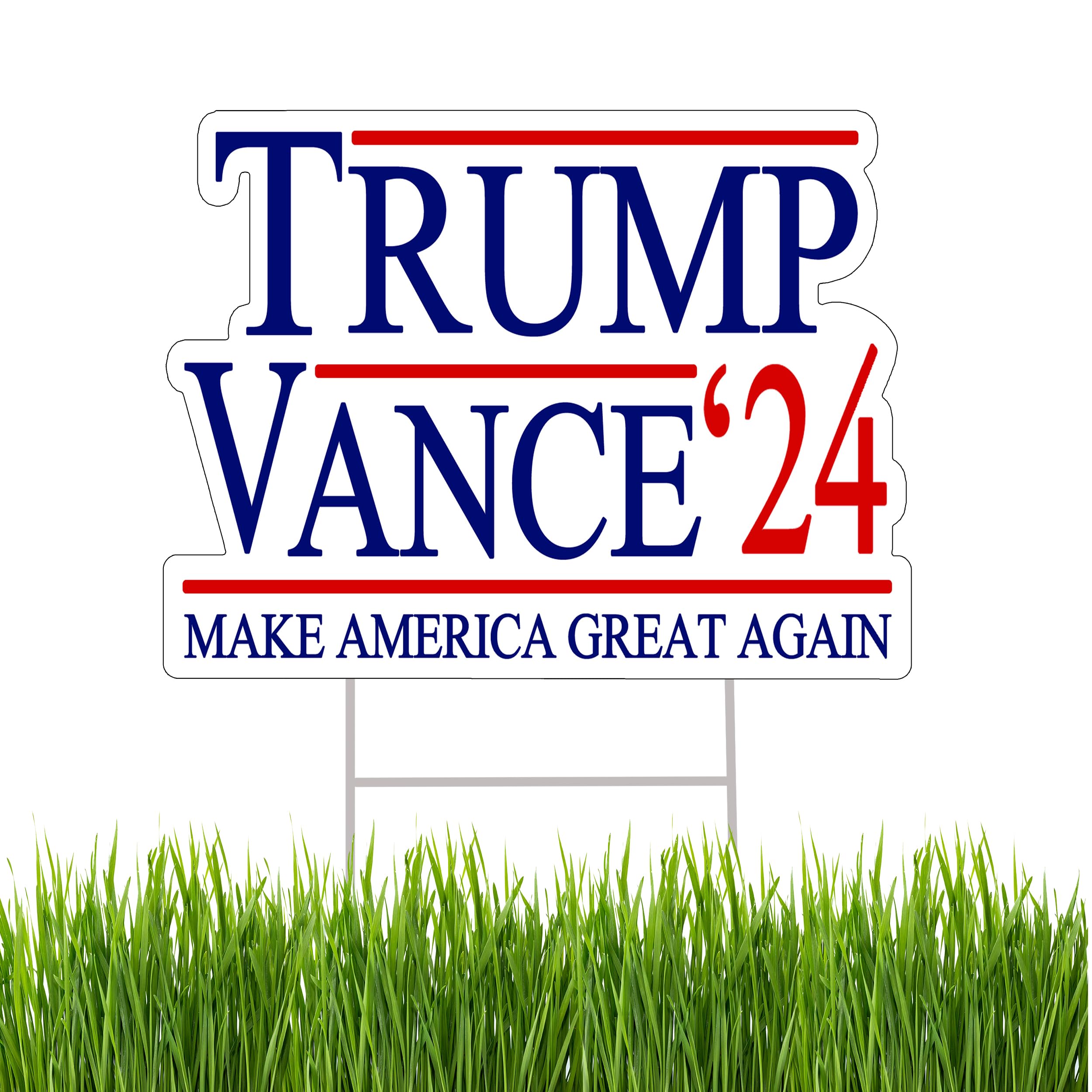 Rogue River Tactical Trump JD Vance 2024 Yard Sign With H Stake For ...