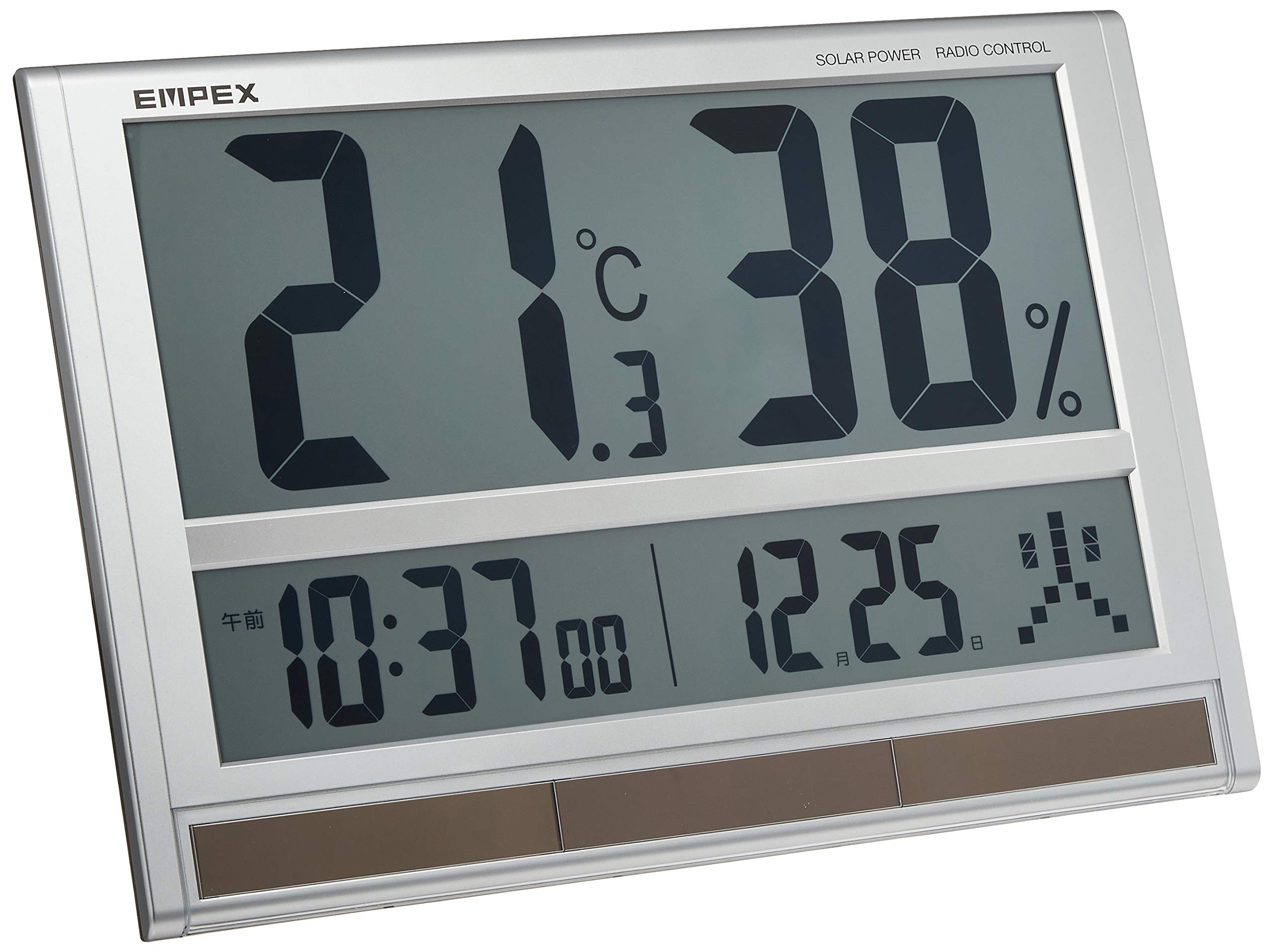 Mua enpekkusu Weather Meter, Temperature and Humidity Meter, Jumbo Solar Heat Moisture Clock ...