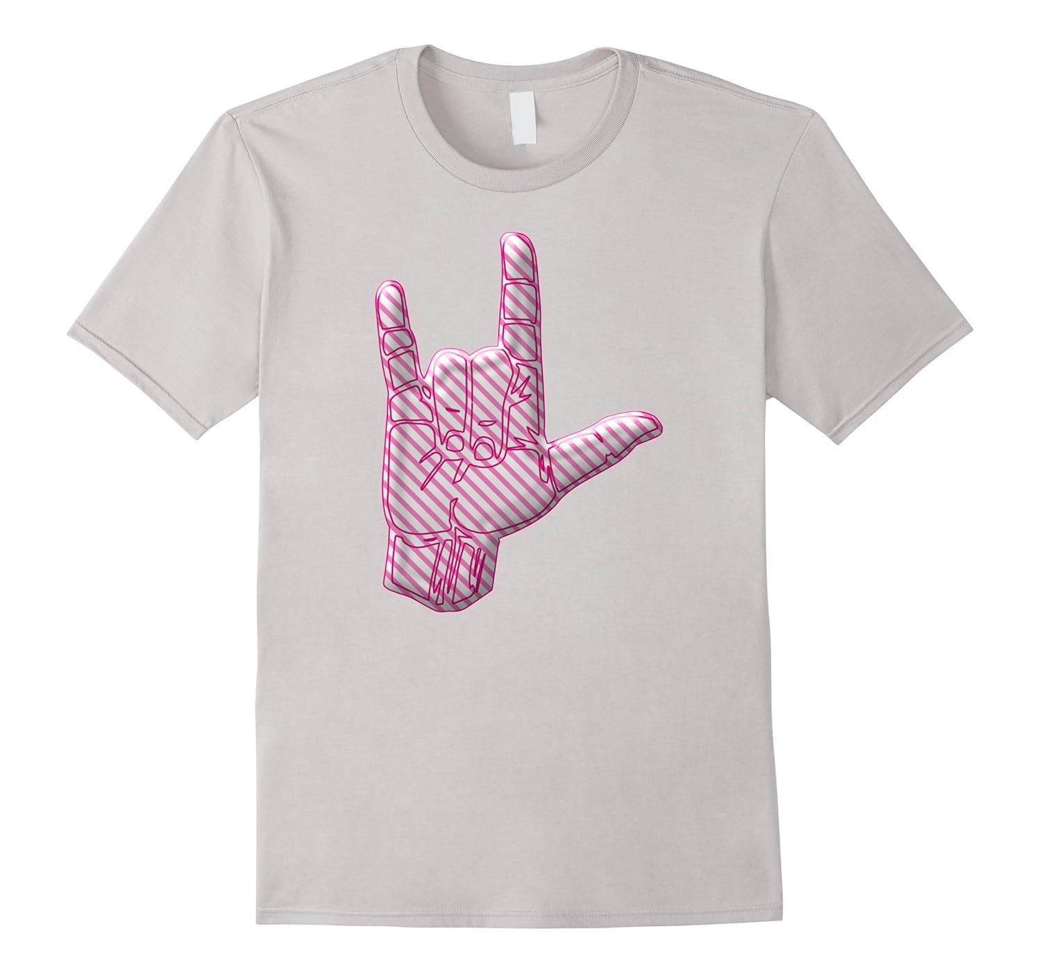 ASL (American Sign Language) I Love You Shirt-4LVS