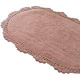 Badteppich Badematte Badvorleger Rund Landhaus Shabby Chic - Crochet ...