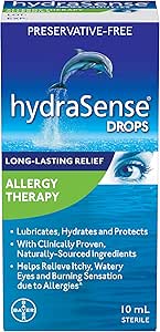 hydraSense Eye Drops, Allergy Relief, Preservative Free, Naturally ...