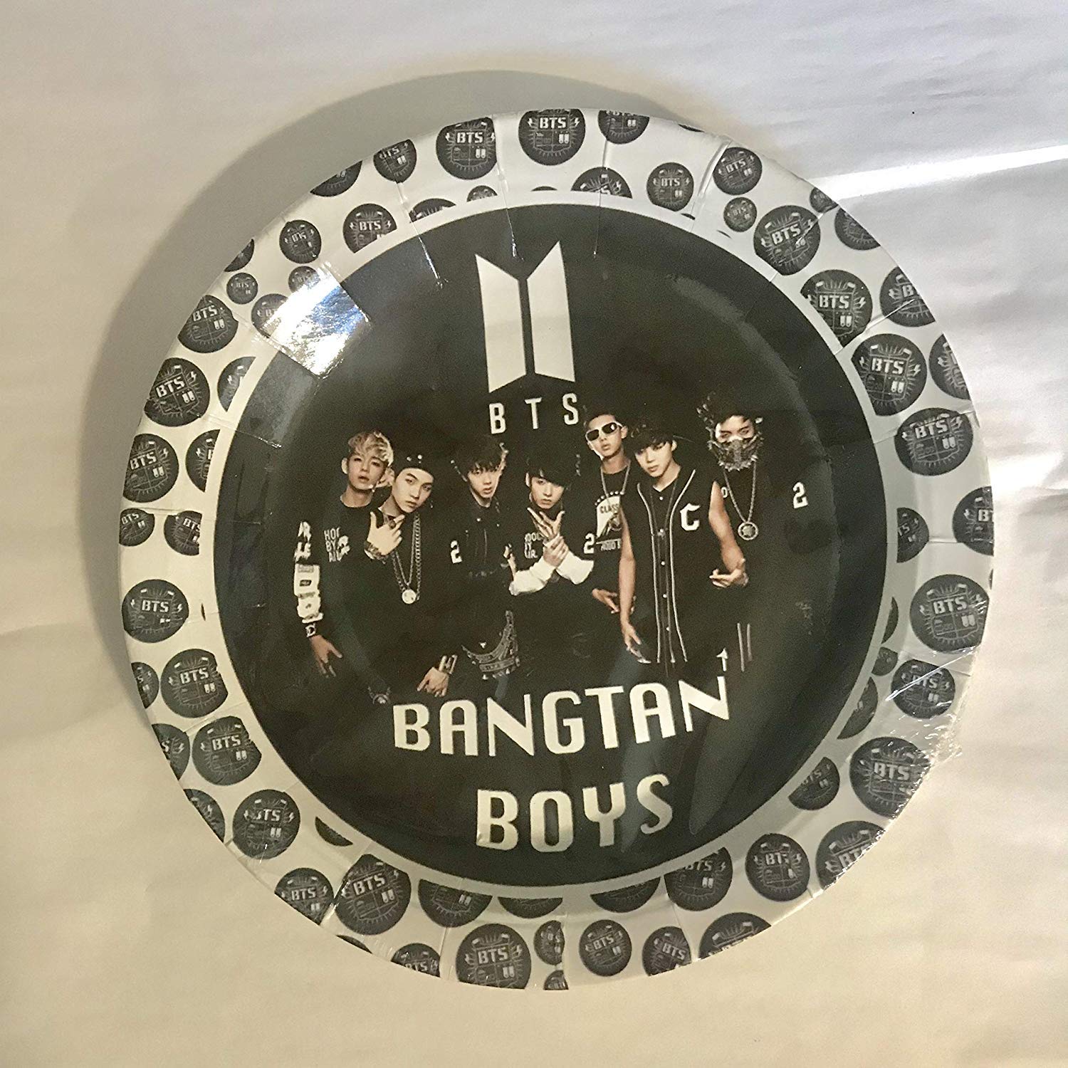 BTS Cake Plates, K-Pop Bangtan Boys, Round 7” inch dessert paper ...