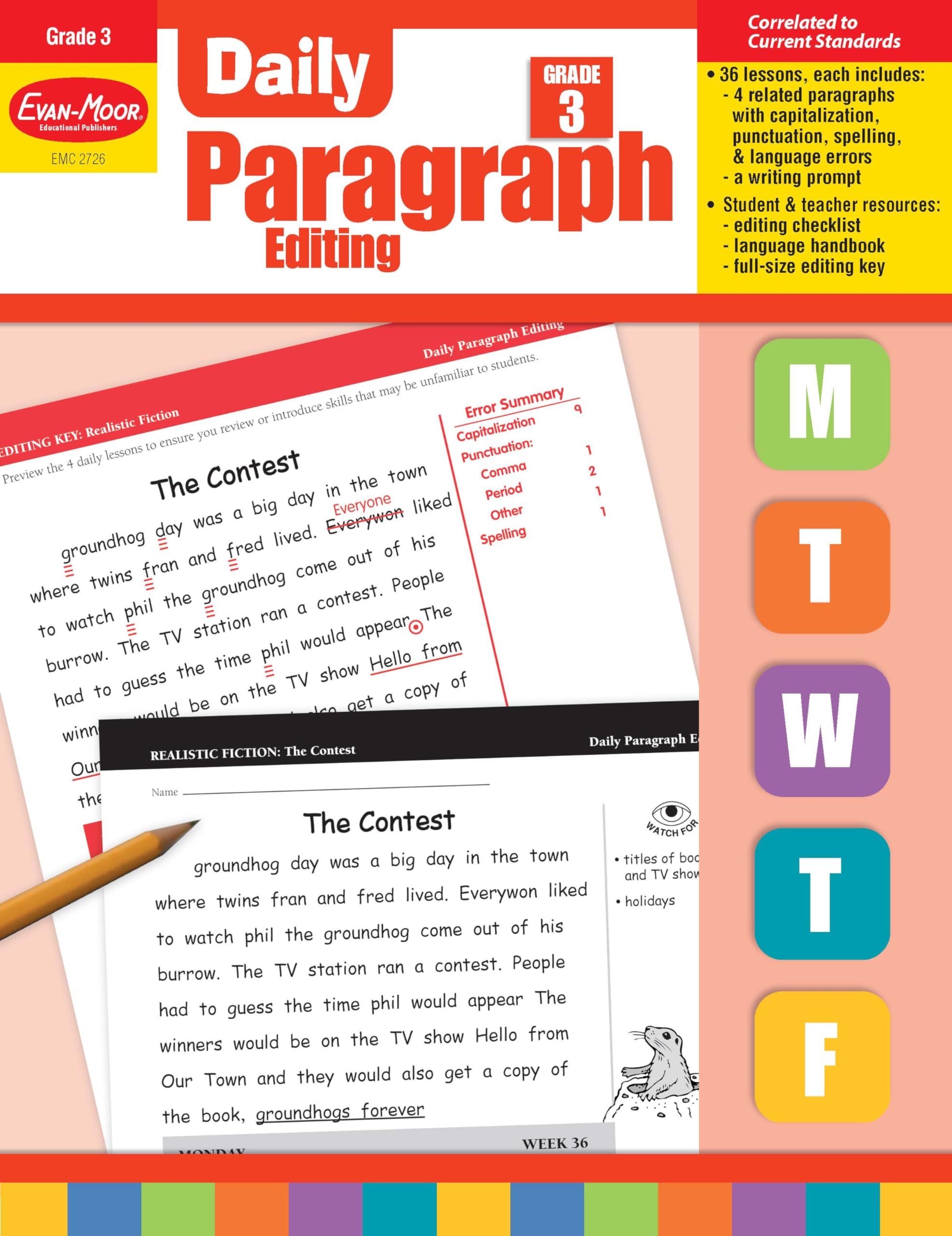 Mua Daily Paragraph Editing, Grade 3 Teacher Edition trên Amazon Mỹ ...