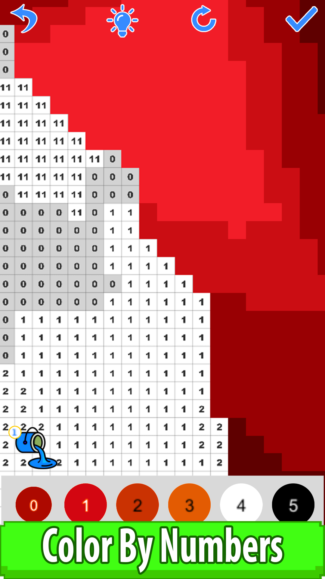 Birds Pixel Art - Paint by Number, Sandbox Coloring Pages:Amazon.co.uk ...