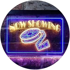 Amazon.com: ADVPRO Now Showing Film Movie Home Theater Dual Color LED ...