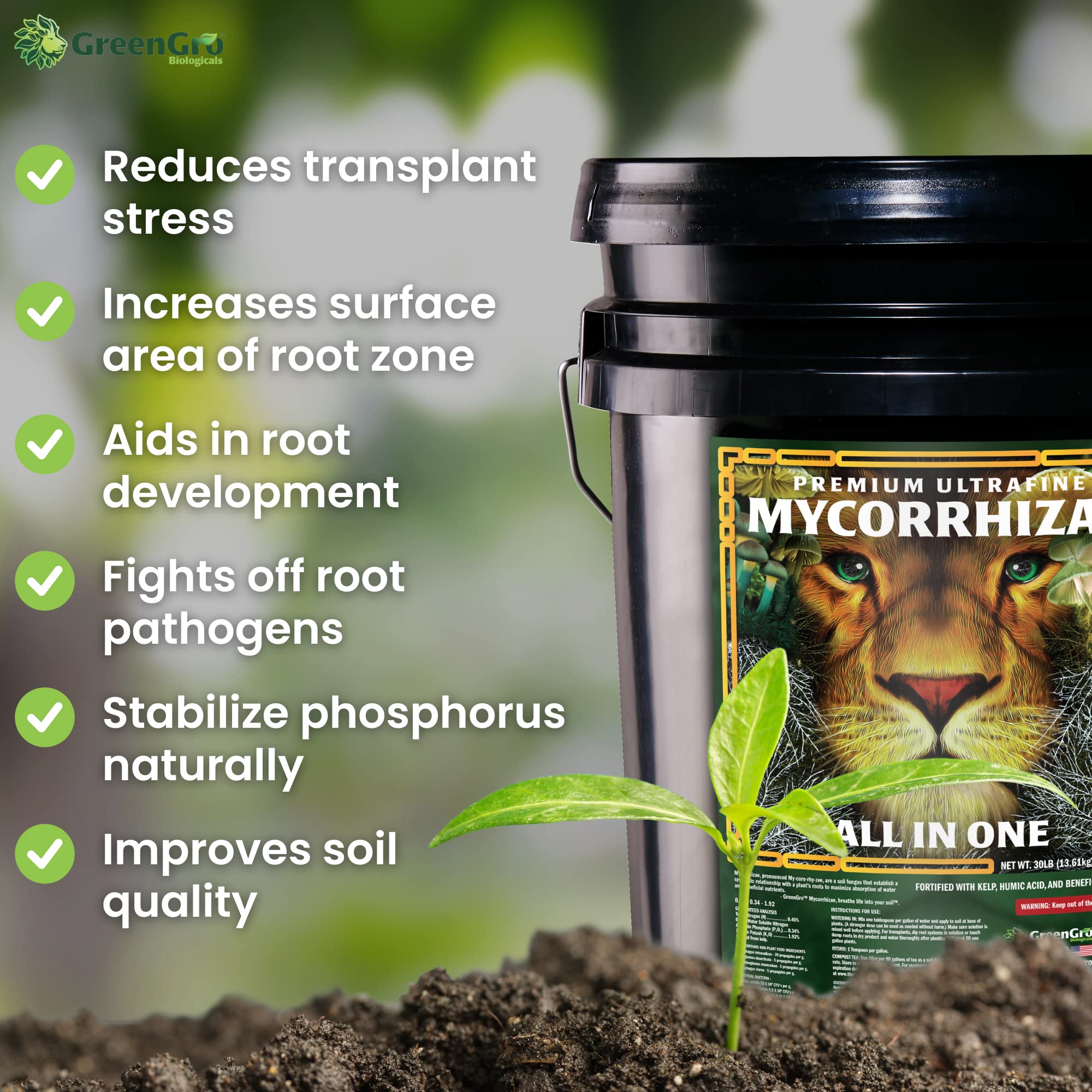 Mua GreenGro Premium Ultrafine Myco - Mycorrhizal Inoculant & Water ...