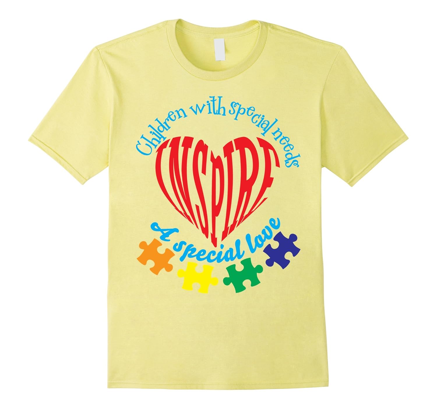 Children With Special Needs Inspire Love Autism Shirt Heart-CD – Canditee