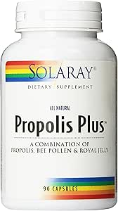 Amazon.com: Solaray Propolis Plus Supplement, 200 mg, 90 Count: Health ...