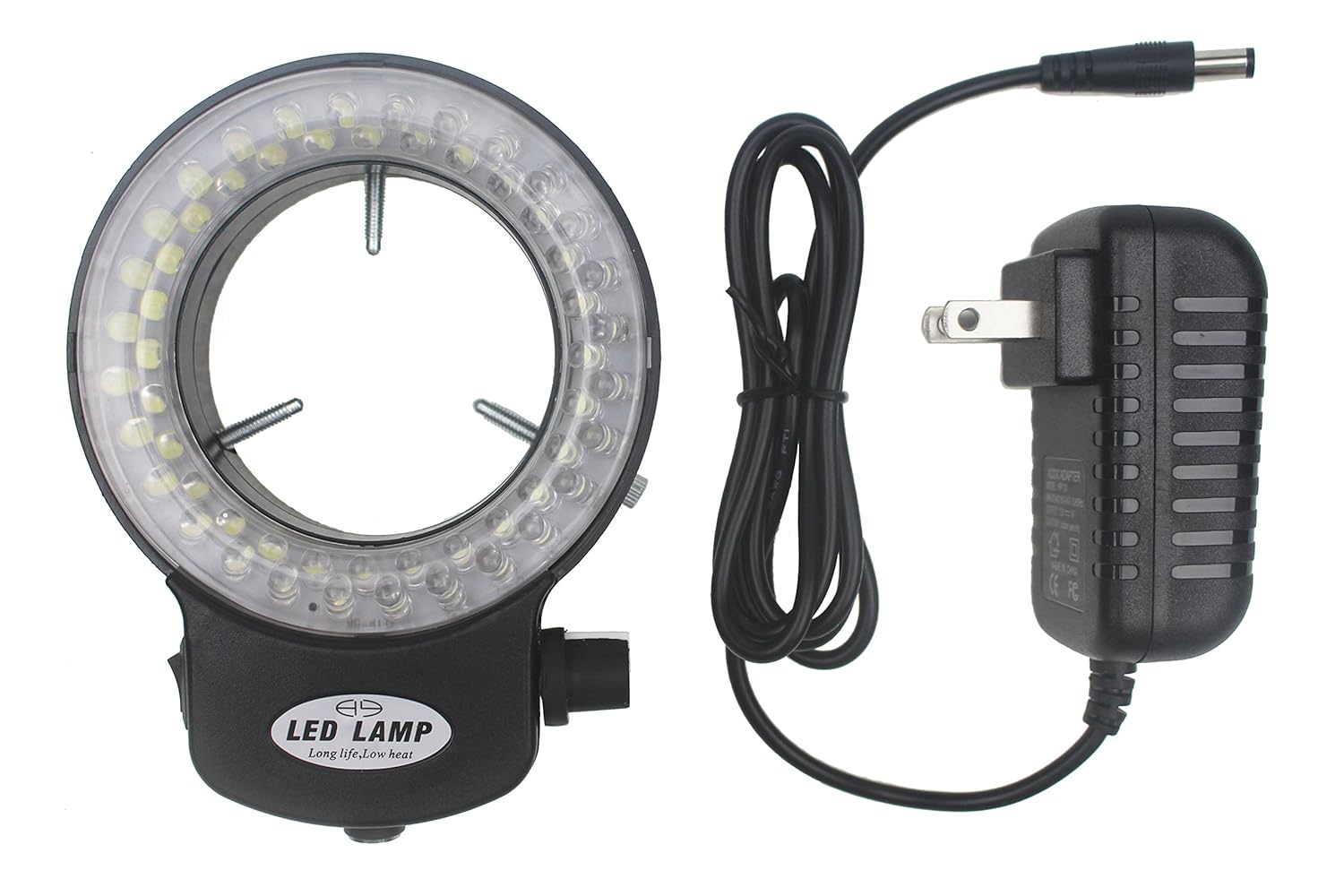 Amazon.com: LED-56-ZK Black Adjustable 56 LED Ring Light Illuminator ...