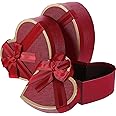 Amazon.com: 3PCS Heart Shape Present Boxes Red Boxes Heart Box with ...