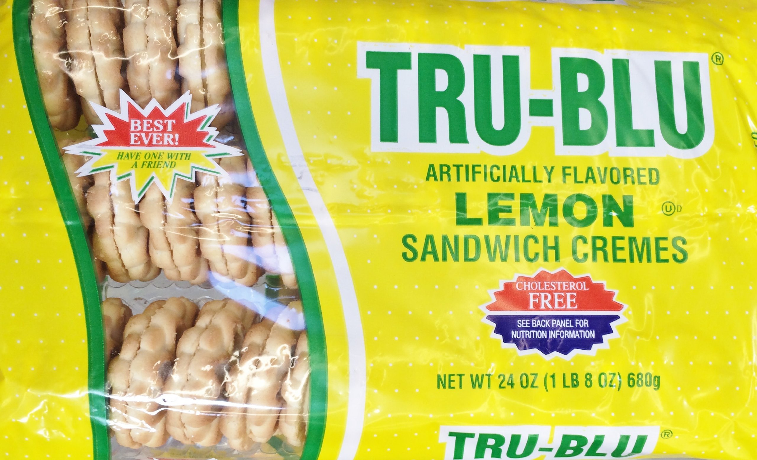 Amazon.com: 24oz Tru Blu Sandwich Cremes Cookies Vanilla, Pack of 2