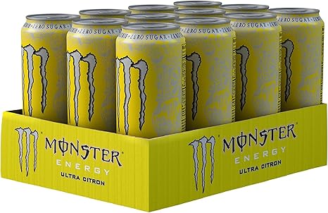Monster Ultra Citron Energy Drink 500 ml (Pack of 12): Amazon.co.uk ...