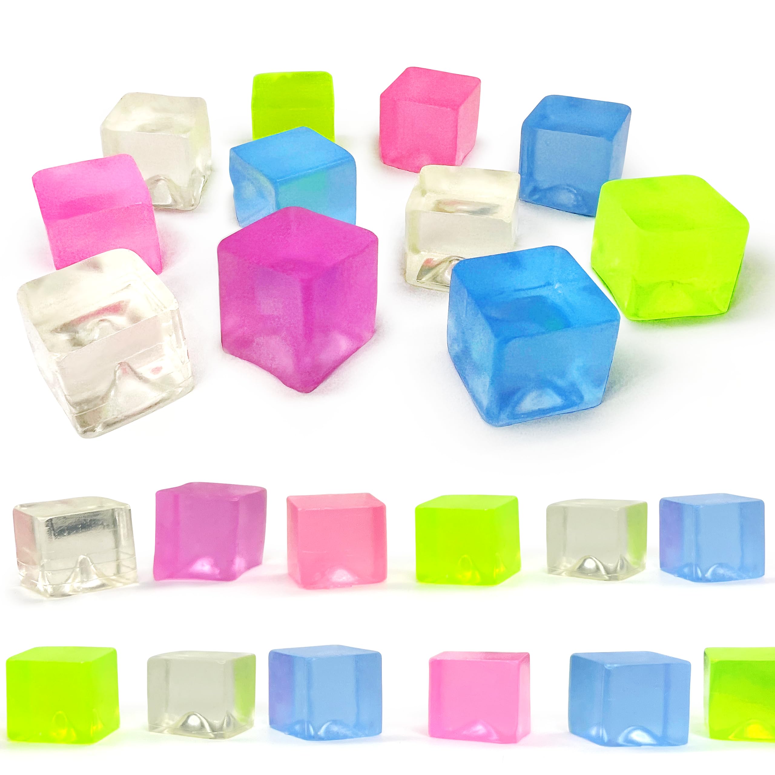 JIAHO 6 Pcs Ice Chunk Squishy Toys Kawaii Squishies Party Favors for ...