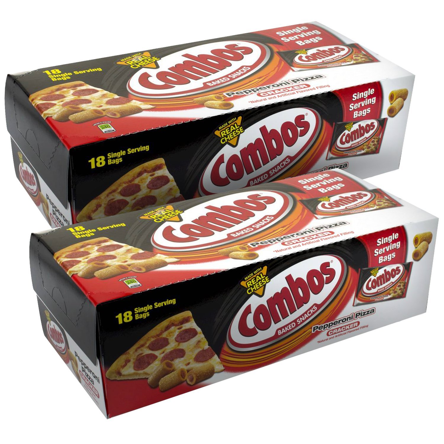 Amazon.com: Combos Baked Snacks Pizzeria Pretzel 1.8 oz (51 g) - 18 count