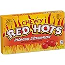 Amazon.com : Red Hots (1) Bag Chewy Hearts Cinnamon Flavored - Fat ...