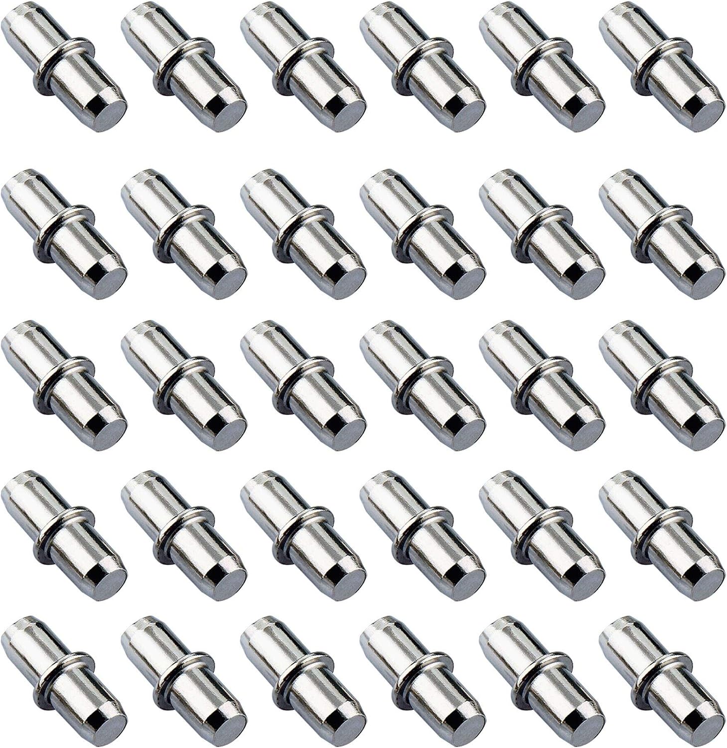 Nickel Plated Shelf Support Pins 120pcs 5mm Shelf Support Studs Peg